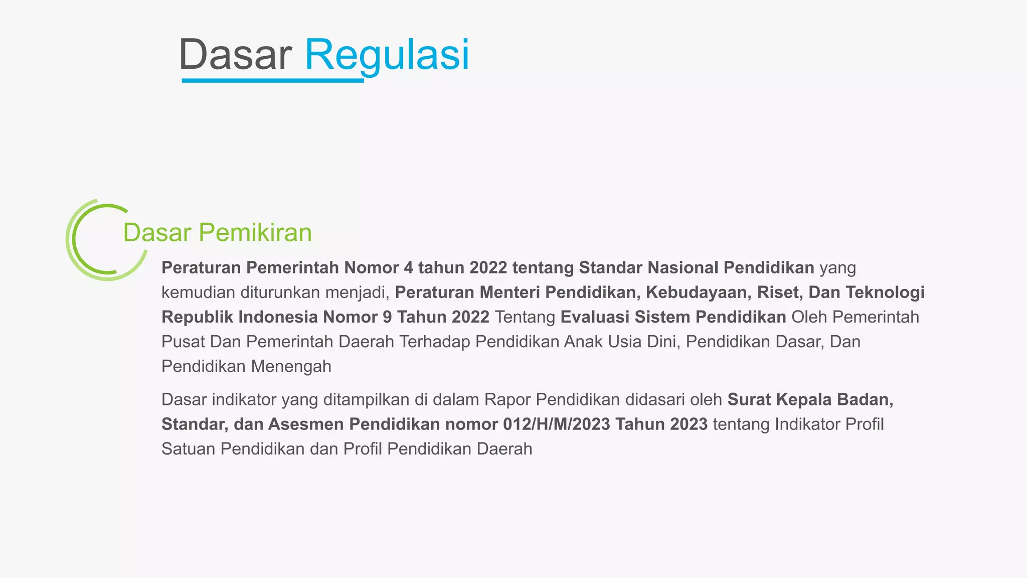 PEMANFAATAN RAPOR PENDIDIKAN DALAM PERENCANAAN BERBASIS DATA UNTUK ...