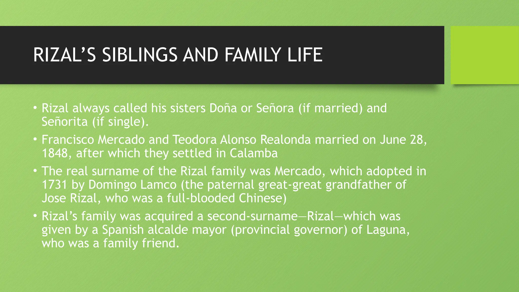 The life of Jose Protacio Rizal Mercado Y Alonso Realonda | PPTX