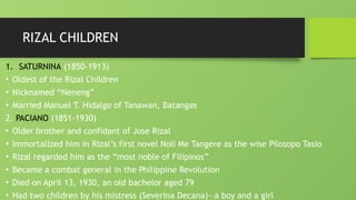The life of Jose Protacio Rizal Mercado Y Alonso Realonda | PPTX
