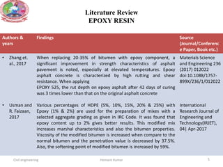 To investigate the effect of addition of bakelite | PPTX