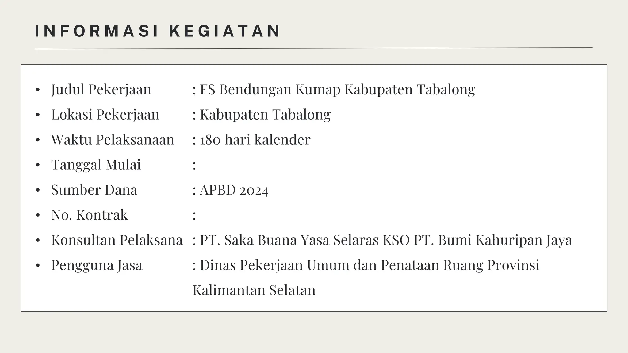 PPT RMK - FS BENDUNGAN KUMAP TABALONG.pptx