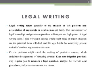LEGAL WRITING | PPTX