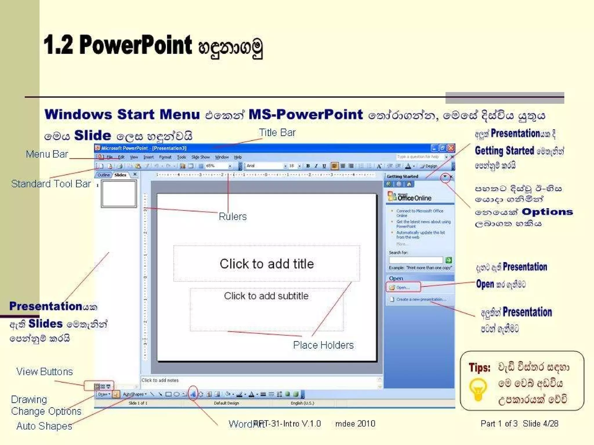Introduction to MS-PowerPoint | PPT