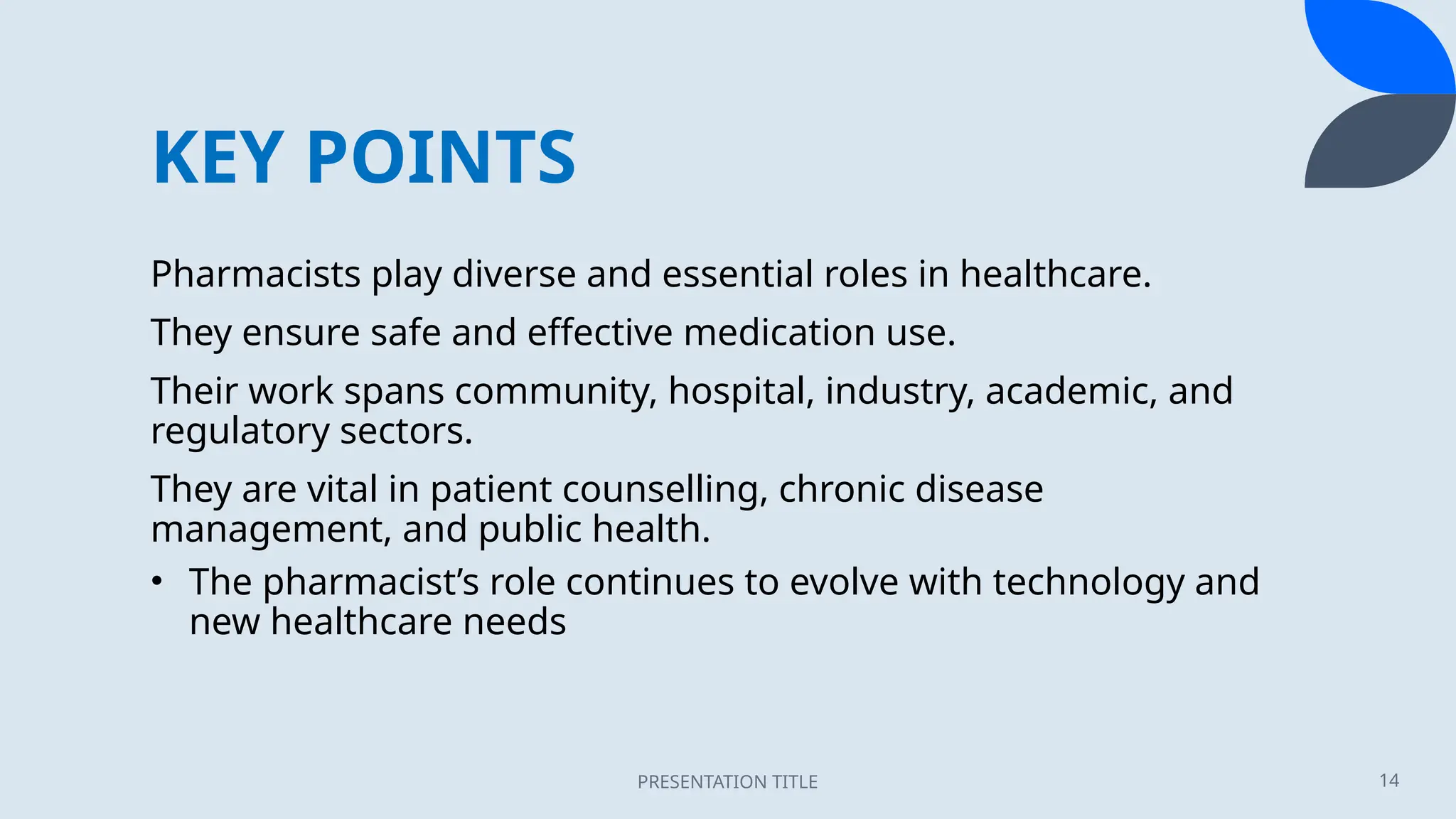 Power poin presentation on Role of Pharmacists.pptx