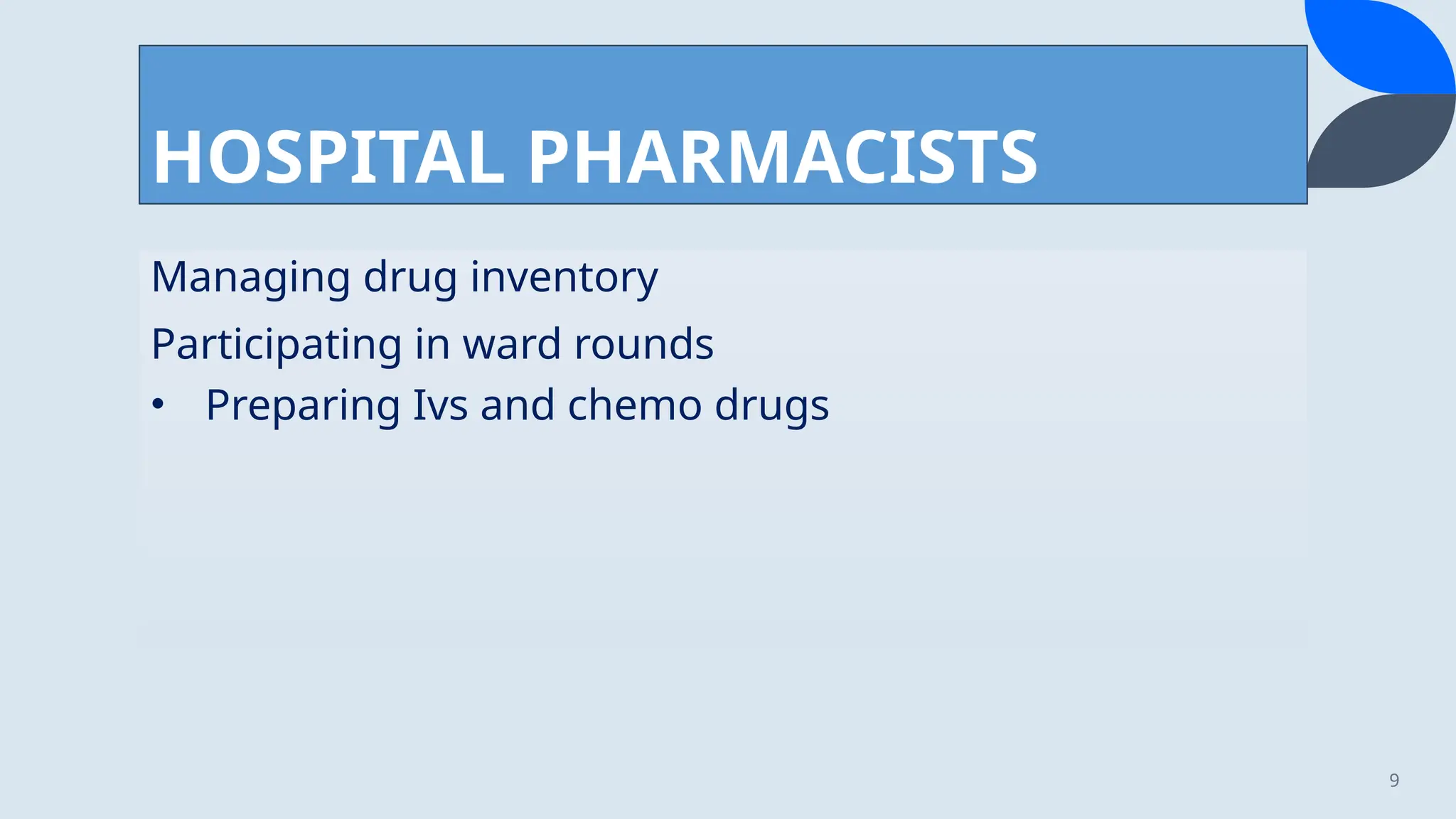 Power poin presentation on Role of Pharmacists.pptx