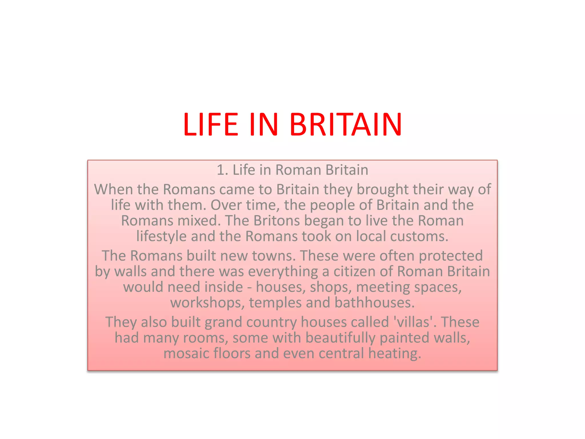 Romans in Britain | PPTX