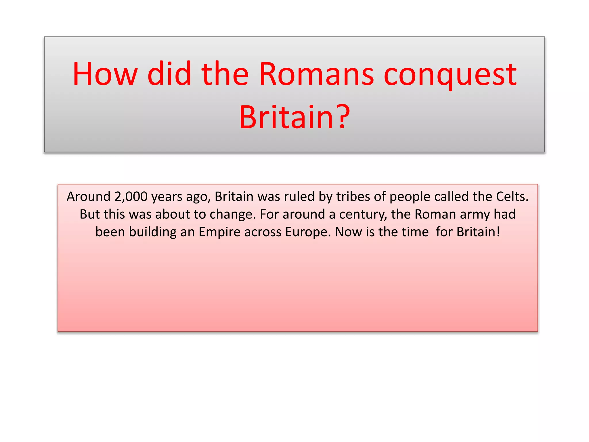 Romans in Britain | PPTX