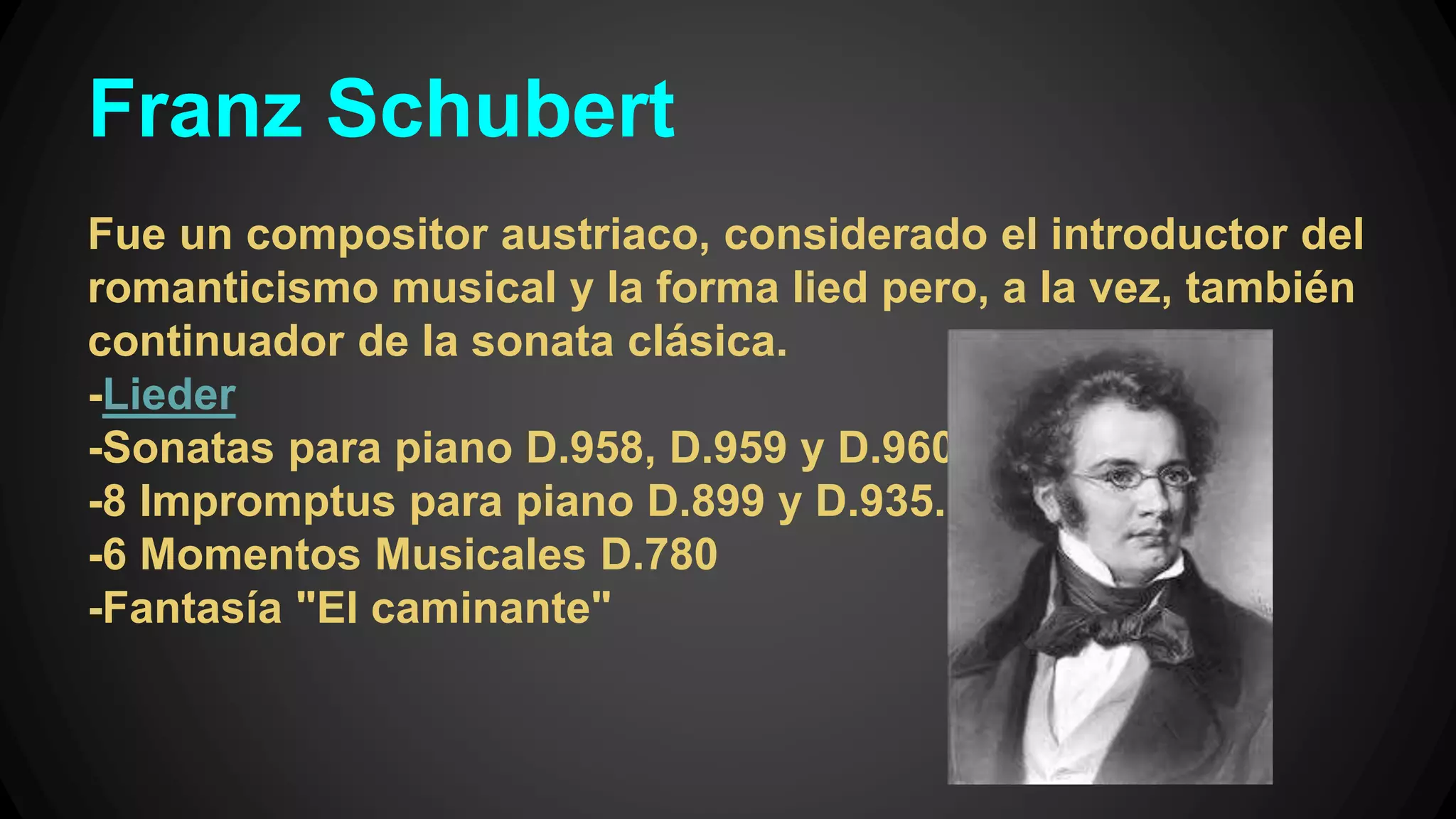 Los principales compositores del Romanticismo | PPTX | Classical Music ...