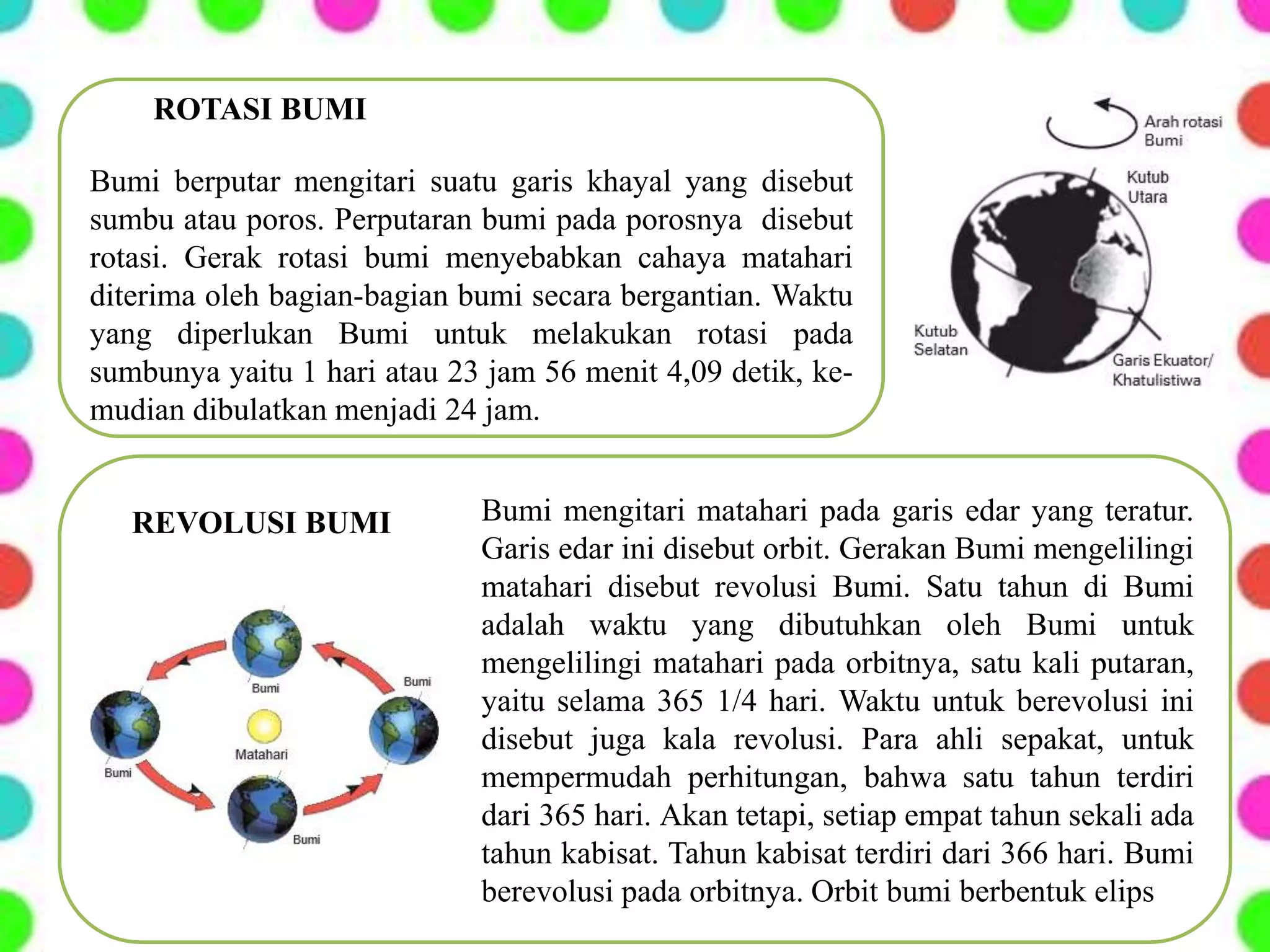ROTASI DAN REVOLUSI | PPTX