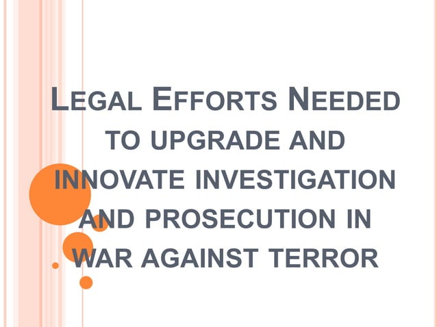 International Humanitarian Law Lecture 21 - Legal Efforts Needed to ...