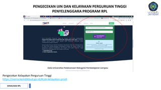 PPT RPL UNTUK MELANJUTKAN TINDAK LANJUT KULIAH | PPTX