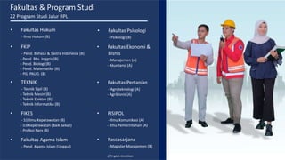 PPT RPL UNTUK MELANJUTKAN TINDAK LANJUT KULIAH | PPTX