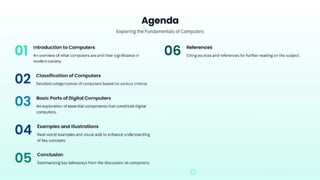 classification of computer and basic part of digital computer | PPTX