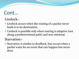 Problems encountered in Routing Algorithms for 2D-Mesh NoCs | PPT