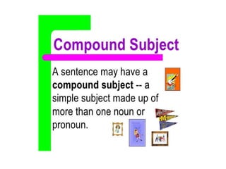 Parts of Sentence - Subject and Predicate | PPTX