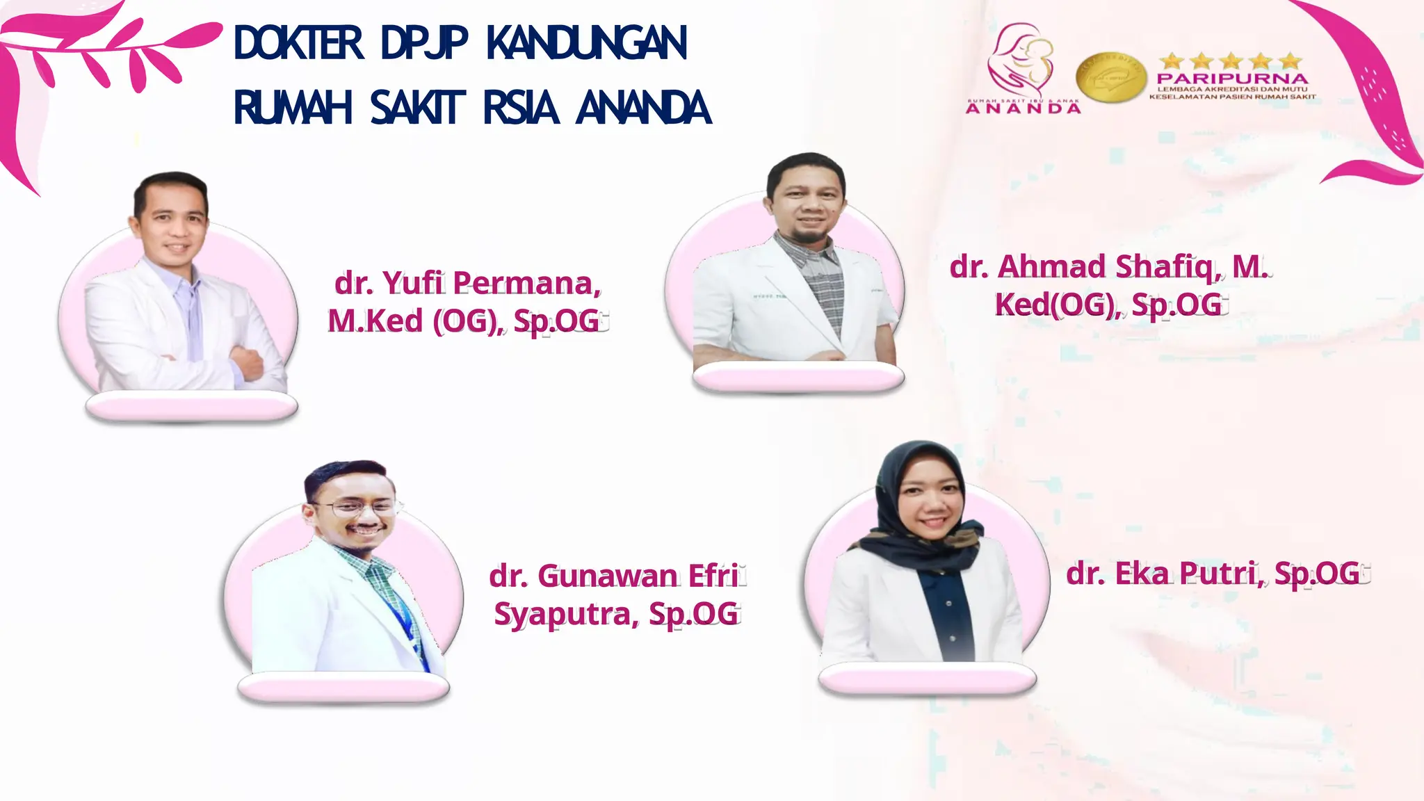 PPT RSIA Ananda mengenai bantuan dari Disnakertrans | PPT