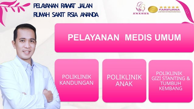 PPT RSIA Ananda mengenai bantuan dari Disnakertrans | PPT
