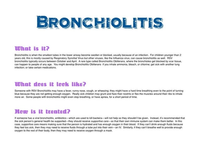 PPT Bronchiolitis | PPT