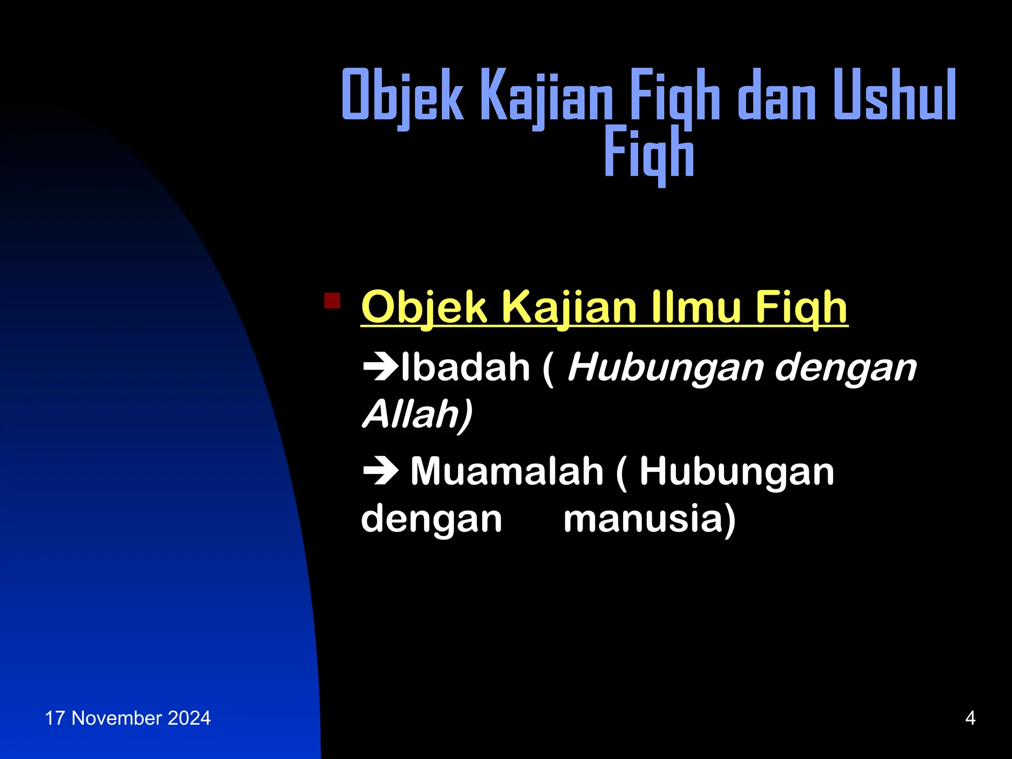 PPT RUANG LINGKUP FIQIH DAN USHUL FIQIH.ppt