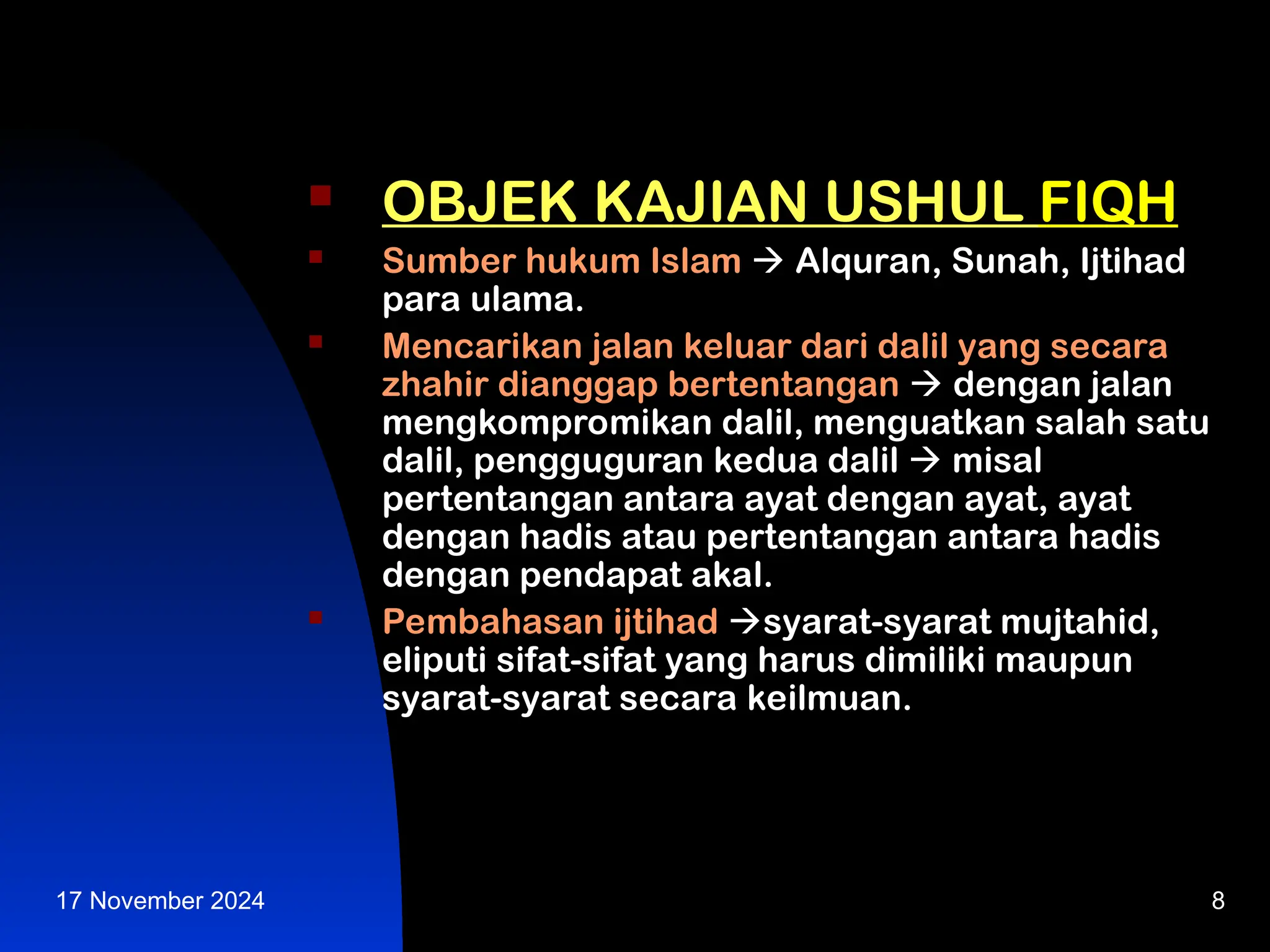 PPT RUANG LINGKUP FIQIH DAN USHUL FIQIH.ppt