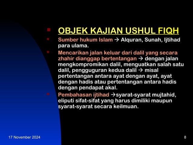 PPT RUANG LINGKUP FIQIH DAN USHUL FIQIH.ppt