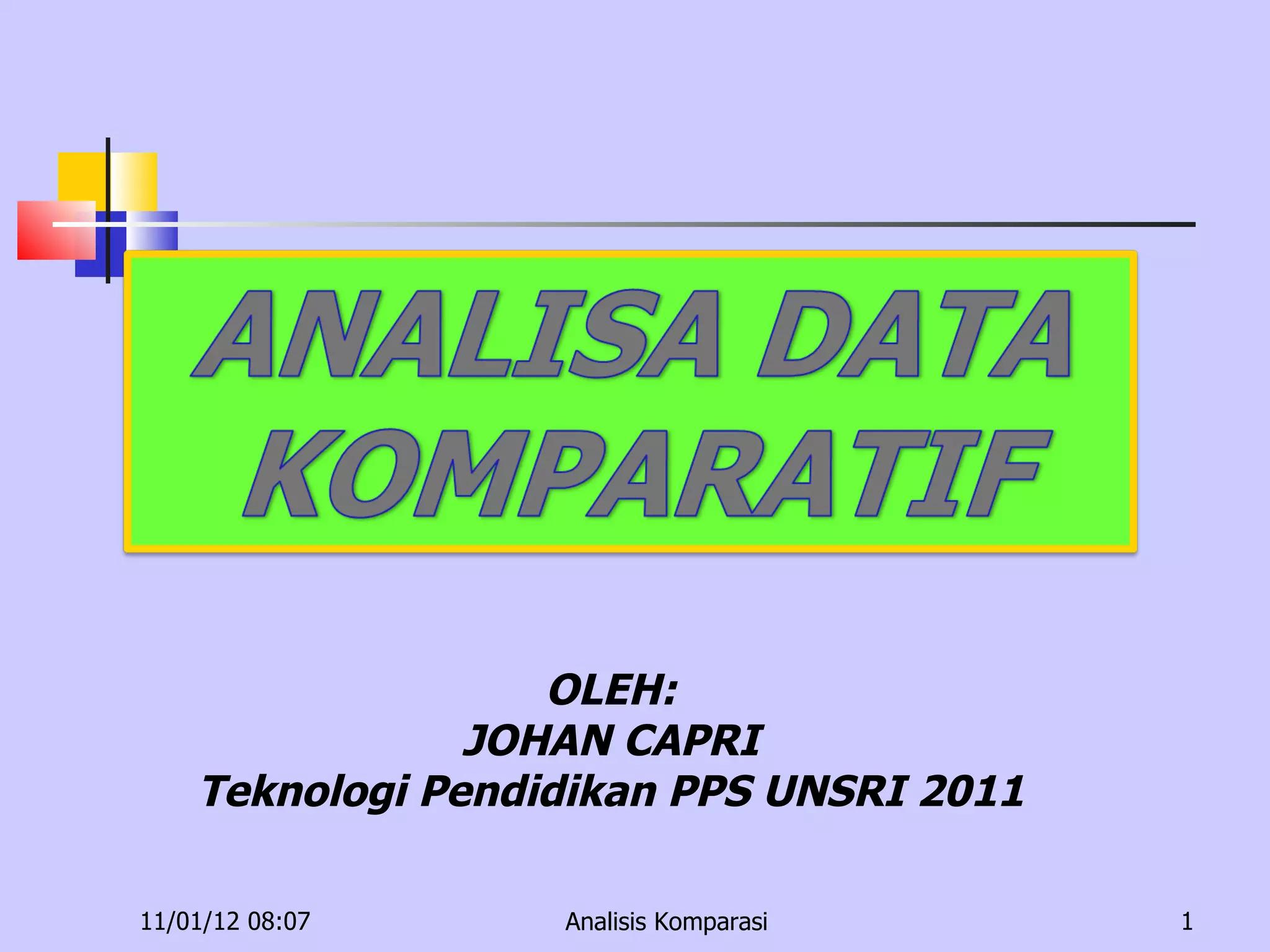Ppt rumus komparatif | PPT