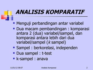 Ppt rumus komparatif | PPT