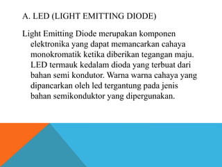 Running led dengan atmega16 | PPTX