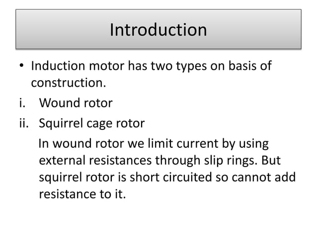 Double Cage Induction motor | PPTX