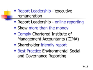 Corporate Reporting Practices | PPT