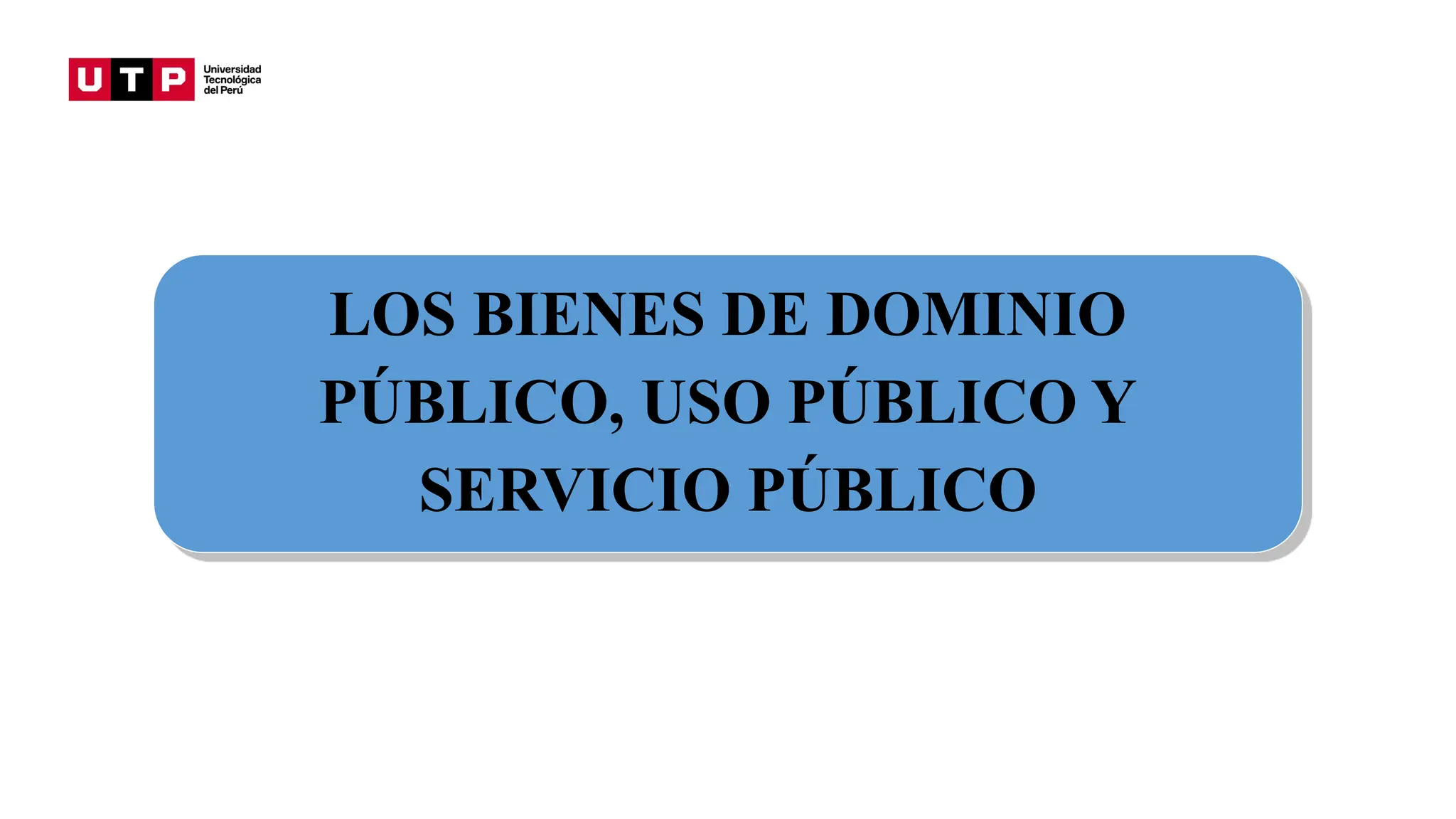 Bienes de dominio público, uso público y servicio público | PDF