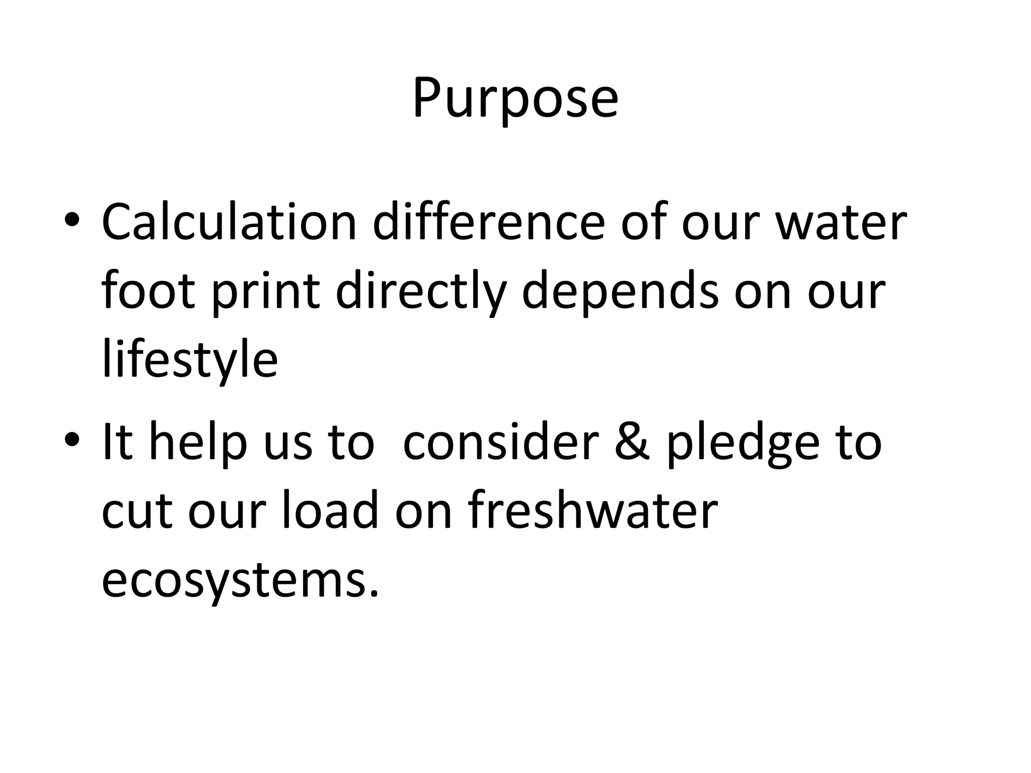 Water Footprint Pak | PPTX