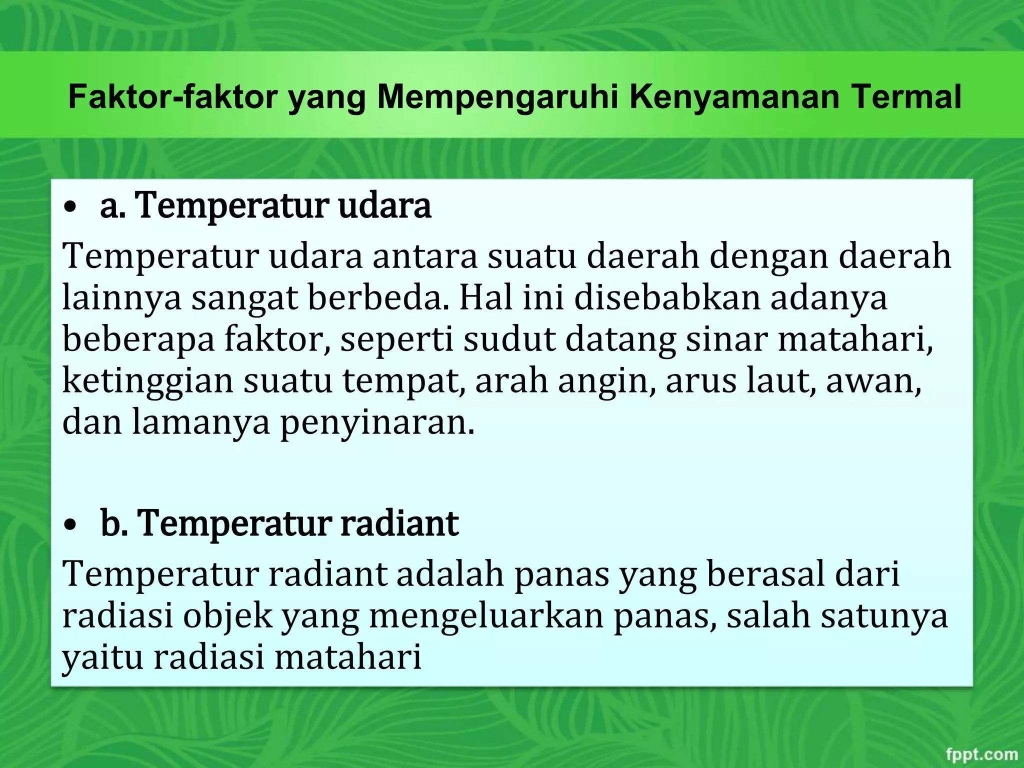 Pendinginan pasif | PPTX