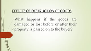 Sale of goods act,1930 | PPTX