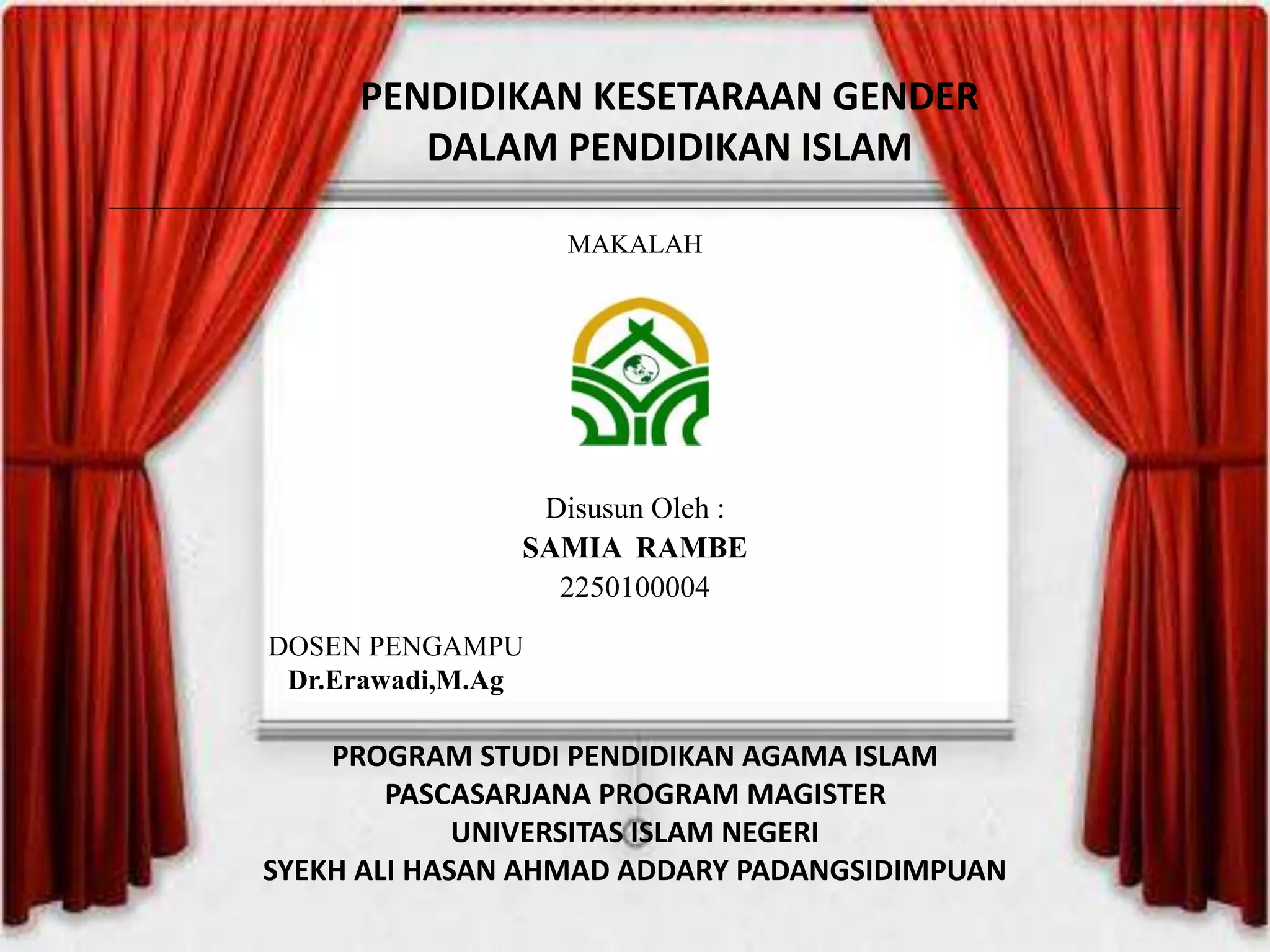 PPT SAMIA RAMBE_Politik Pendidikan Islam.pptx
