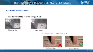AUTONOMOUS MAINTENANCE .ppt for training x | PPTX