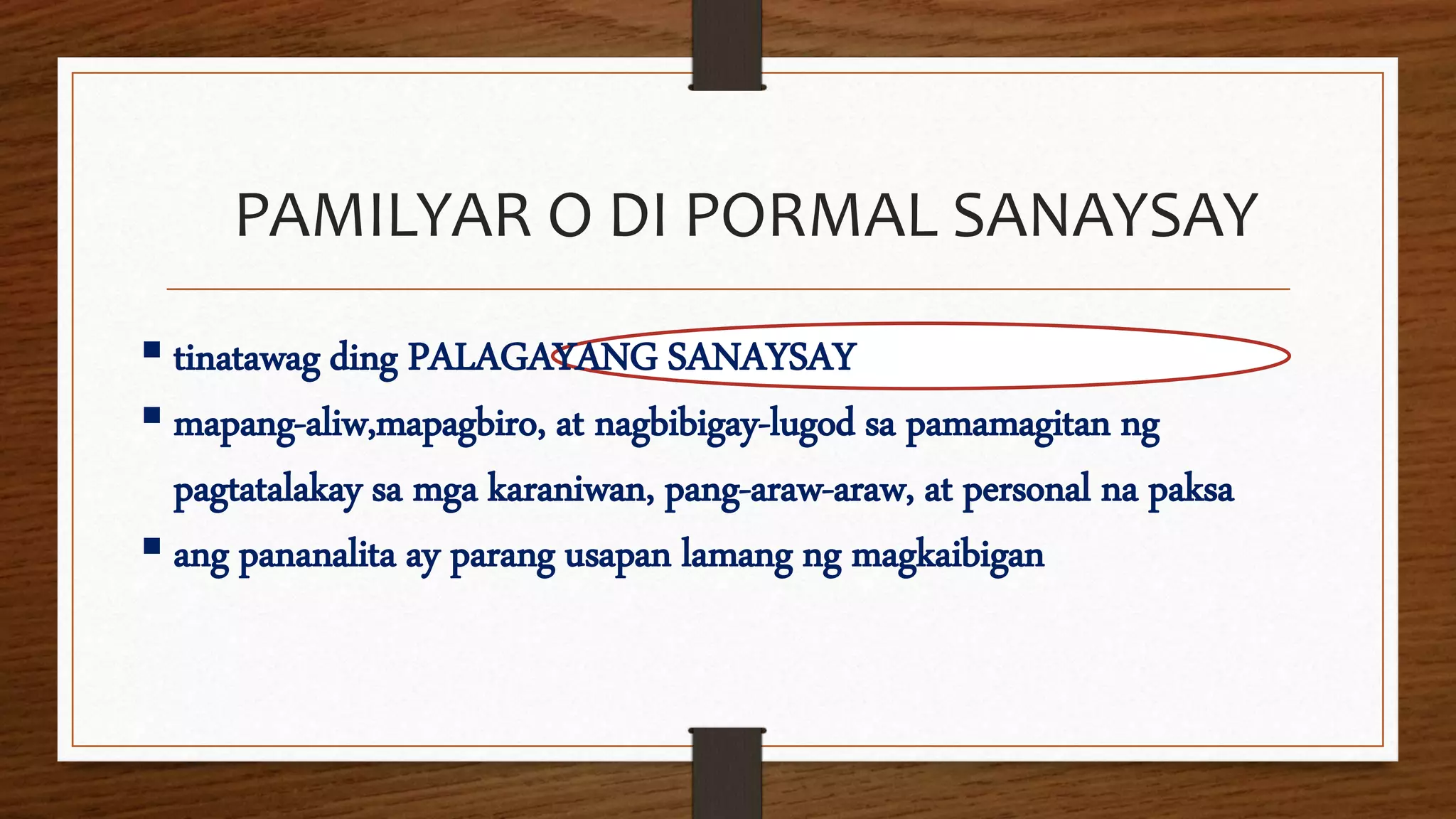 Ppt Sanaysay Baitang 8 | PPTX