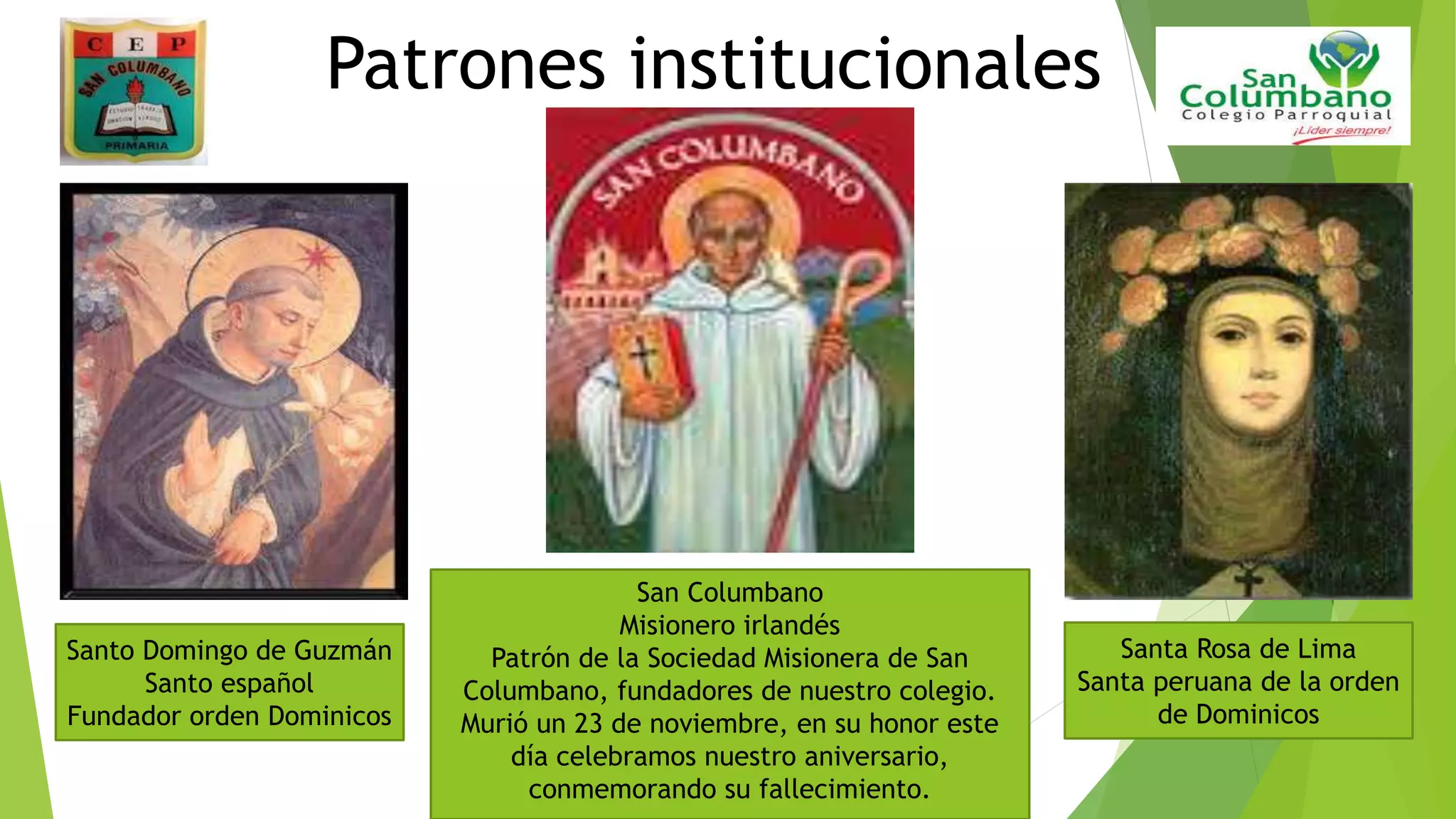 Ppt san columbano | PPTX | Professional School | Postgraduate Education