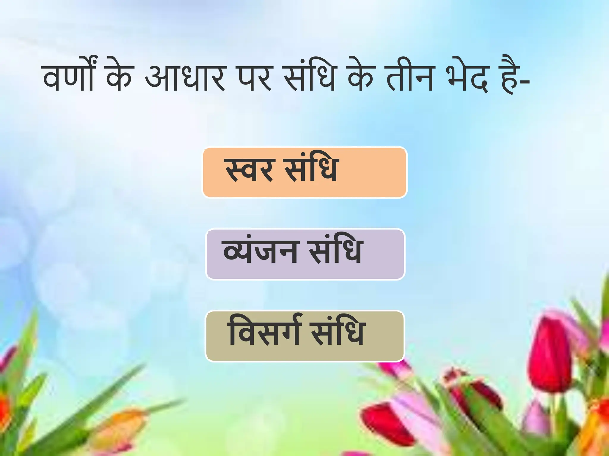 Hindi Sandhi details for 8th class PPT SANDHI in Hindi subject | PPTX