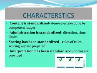 STANDARDIZED AND NON-STANDARDIZED TEST | PPTX