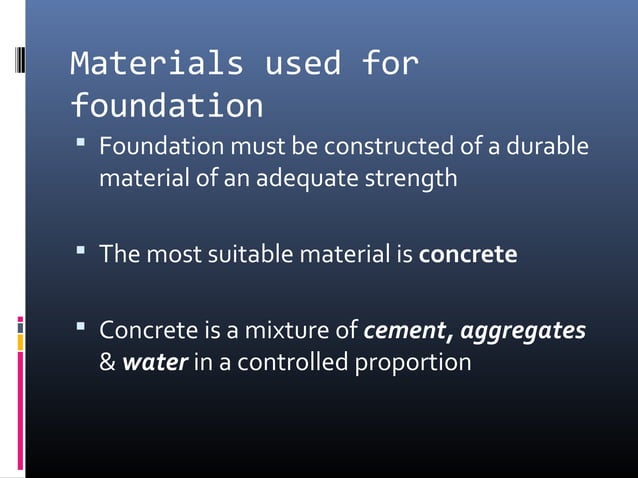 TYPES OF FOUNDATION(PPT) | PPT | Civil Engineering Industry | Industries