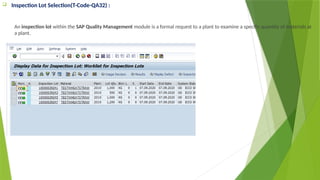 SAP OPERATING PROCEDURES IN INDUSTRIAL APPLICATIONS | PPTX