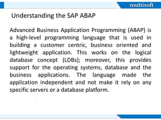 SAP ABAP Online Training | PPT