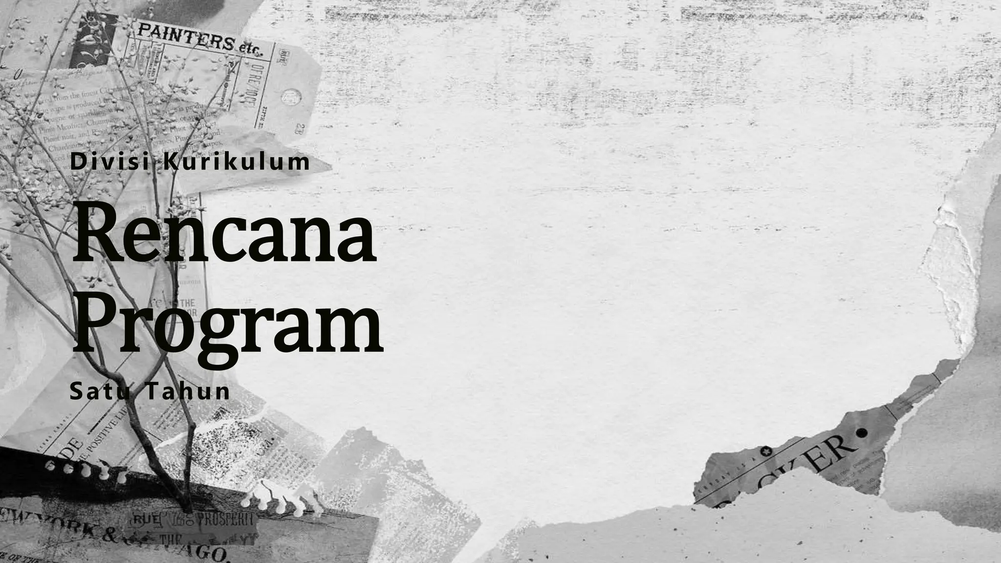 contoh program rencana selama satu tahun dalam dunia pendidikan ...