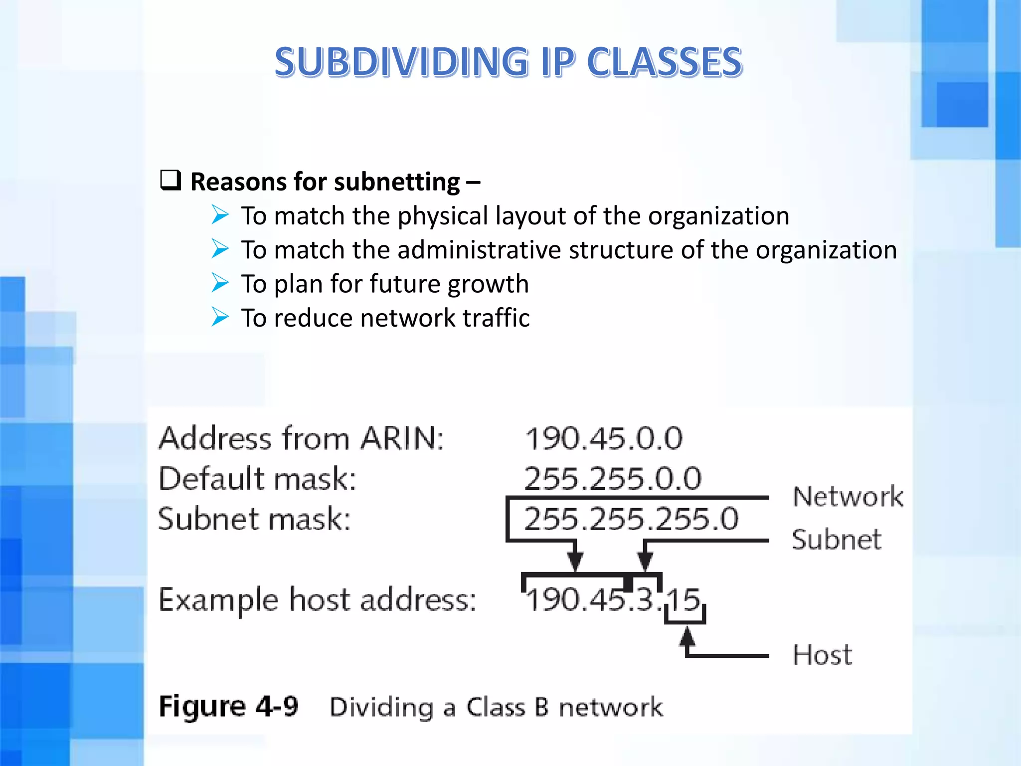 Ip Addressing And Subnetting Ppt Pptx Computer Networking Computing 1492