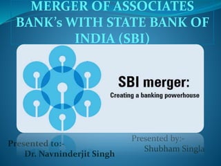 SBI merger and history | PPTX