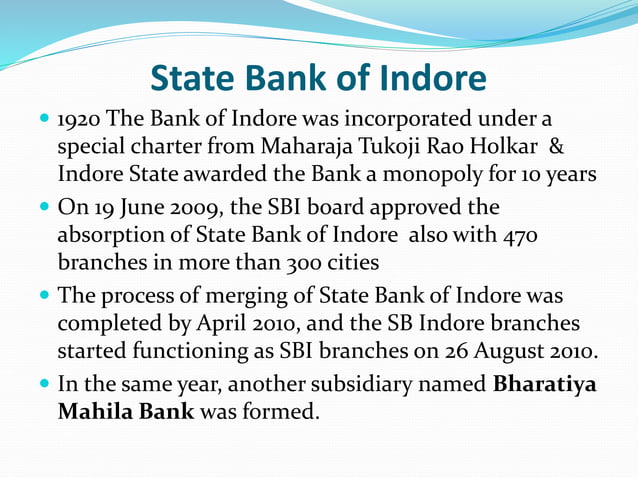 SBI merger and history | PPTX