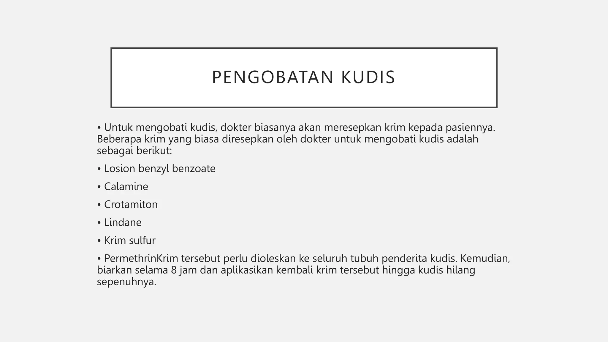 PPT SCABIES KUDIS presentasi smk kesehatan | PPTX