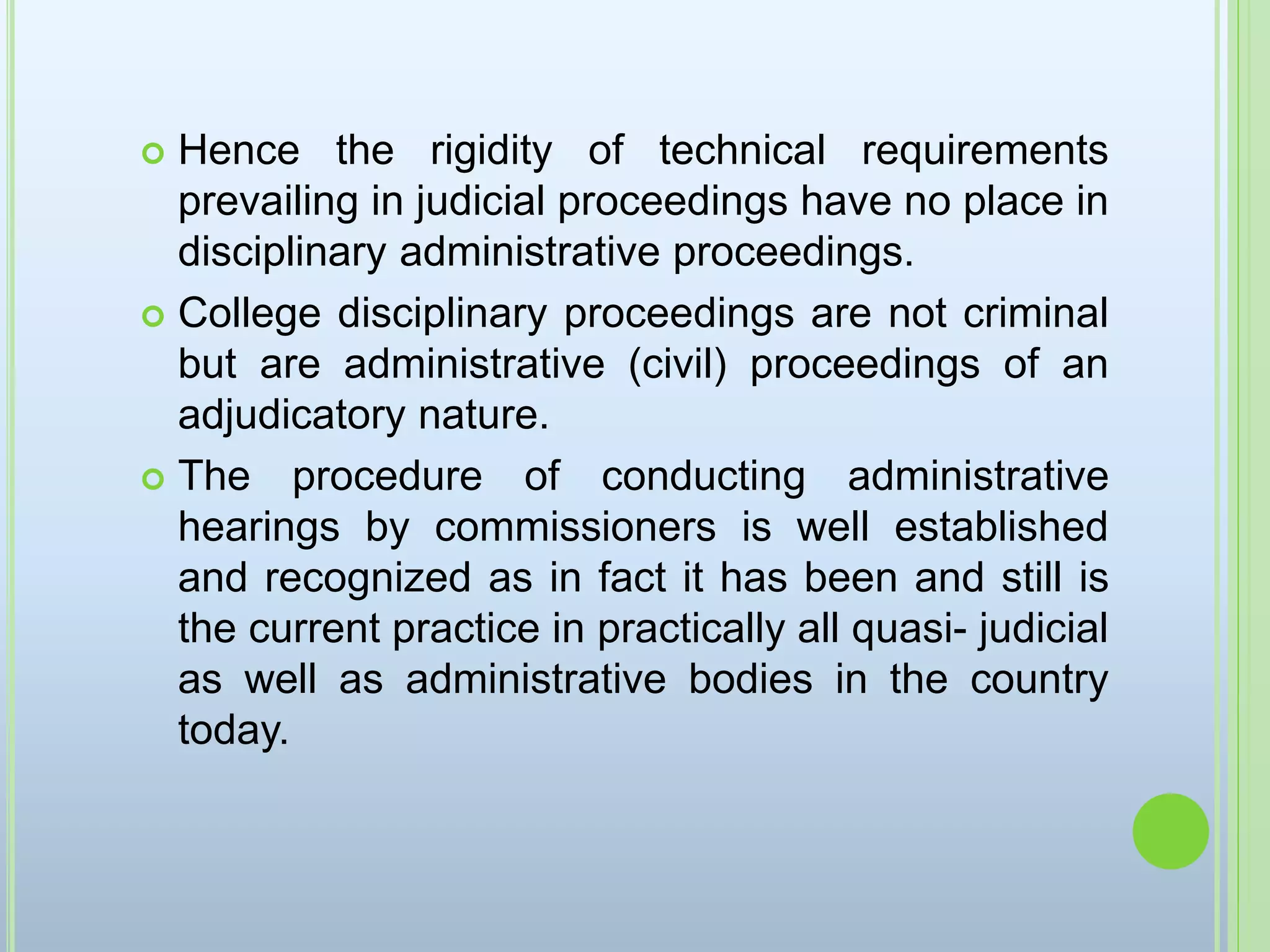 Student Disciplinary Procedures in Private Schools/ Institutions ...