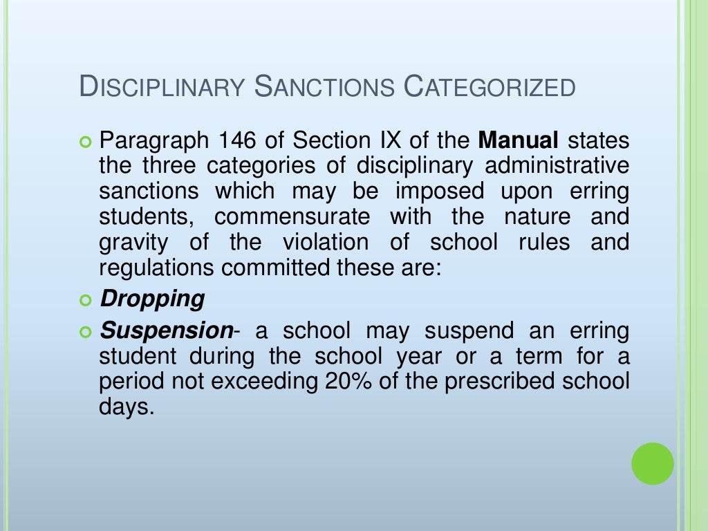 Student Disciplinary Procedures In Private Schools Institutions Phi student-disciplinary-procedures-in-private-schools-institutions-phi